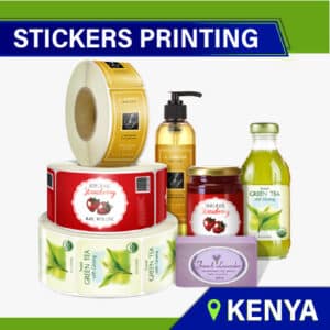 Product Stickers and Labels Printing in Kenya. Branding in Kenya