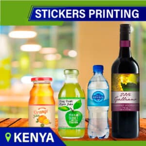 Product Stickers and Labels Printing in Kenya. Branding in Kenya