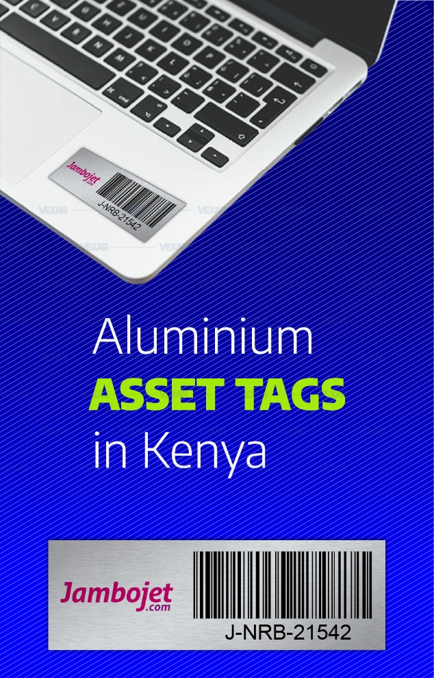 Asset Tagging in Kenya / Aluminium Asset tags branding in Kenya