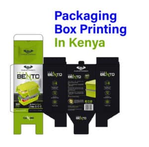 Product Packaging box printing in Kenya - Box print and die-cutting