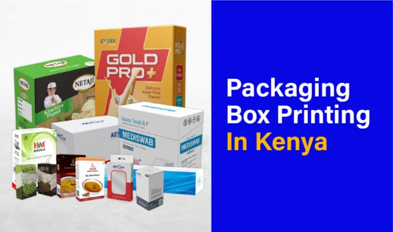Product Packaging box printing in Kenya - Box print and die-cutting